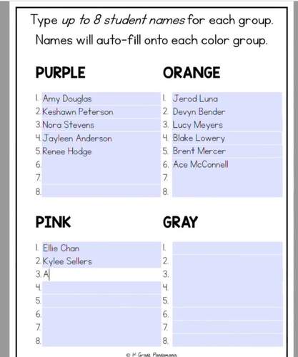 Guided Reading Groups Crayon (Fillable PDF) Posters, Labels, Data Forms