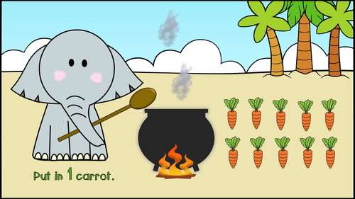Elephant Makes Vegetable Soup | Interactive Slide Show | Early Intervention