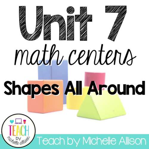 IM Kindergarten Math Centers Kindergarten 2D Shape Games IM ...