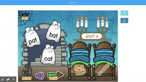 Boom Cards™ CVC Matching ~ Halloween by et cetera Primary Goods | TPT