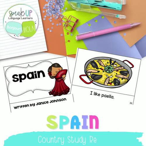 Spain Country Study Reader Print & Digital with Audio - English Version