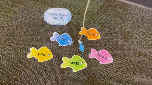 Tricky Word Fishing: Foundation Sets 1-12 (Initialit aligned) | TPT