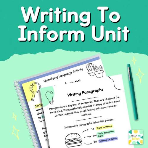 Writing to Inform Unit for Muslim Kids by Teach Me Islam | TpT
