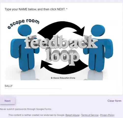 Feedback Loops Homeostasis Escape Room by Abaco Education Zone | TPT