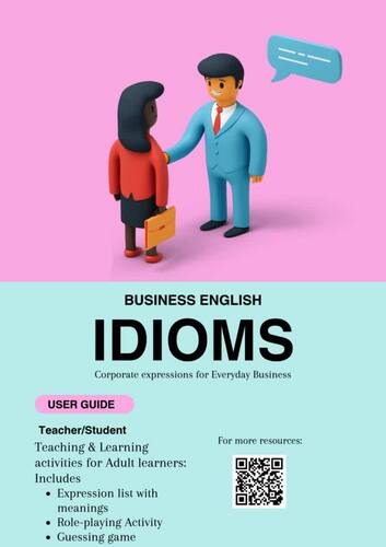 Master Business Idioms: Interactive Workbook & Flashcards | TPT