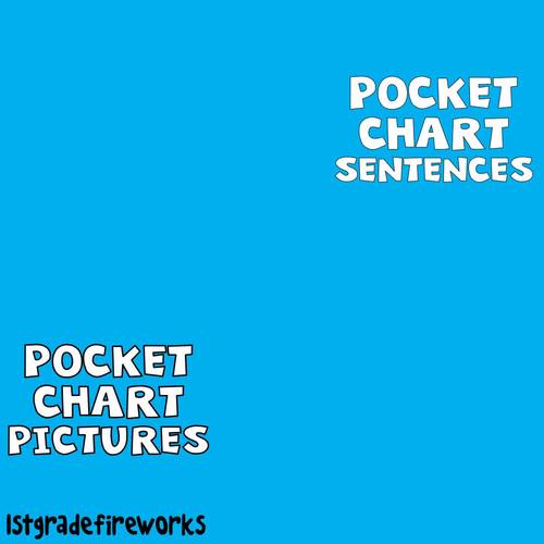 I Can Write A Sentence - Pocket Chart Picture & Word Cards UPDATED