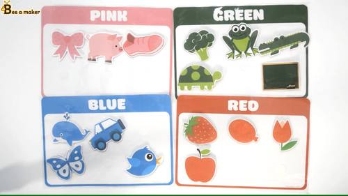 Color sorting mats by Bee a maker | TPT
