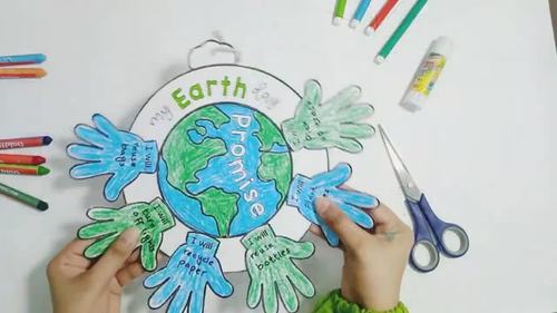 My Earth Day Promise Writing Activities Craft Kindergarten First 1st ...