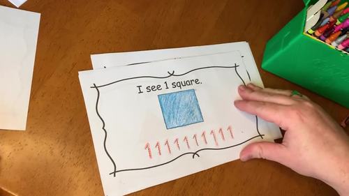 Shape counting book by The Musical Speducator | TPT