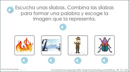 NWEA K-2 Spanish MAP Growth - Beginning Reading & Writing Practice ...