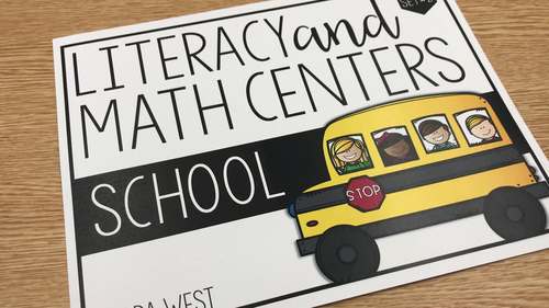 Pre-K Themed Literacy and Math Centers SET TWO | TPT