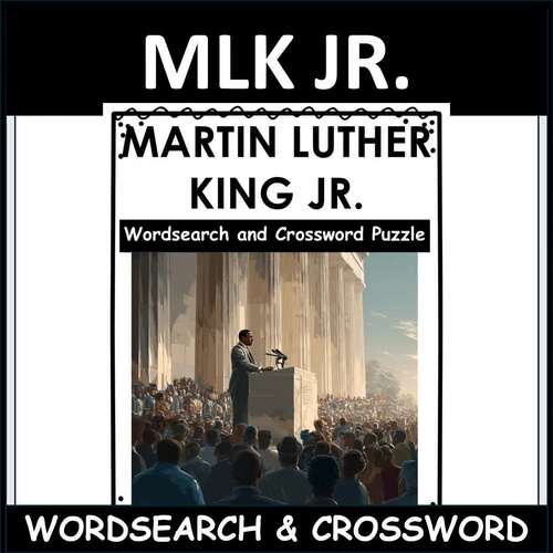 Martin Luther King Jr. Word Search Crossword | Middle School | January ...