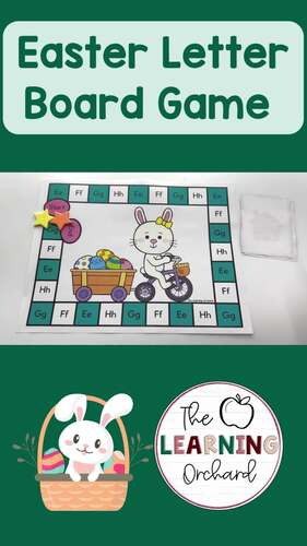 Easter Alphabet Initial Letter Sounds Board Game Beginning Sound ...