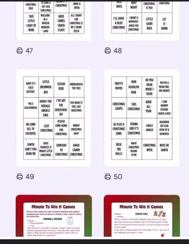 Christmas Party Games Bundle – Trivia, Bingo, Rebus, Minute to Win It ...