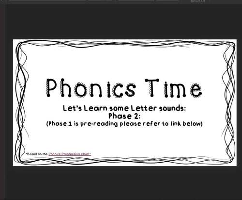 Phonics Practice PPT Based on the Phonics Progression Chart | TPT