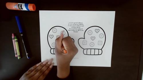 Mitten Math Craft- Addition with 3 Addends- Sums to 15 by Teach 2 the Point