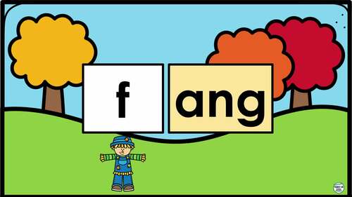 Fall NG & NK Digital Phonics Welded Glued Sounds PowerPoint Google Slides