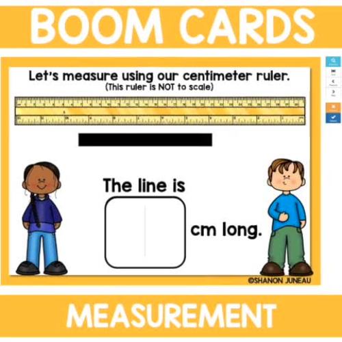 Measure with a Ruler using Boom Cards by Shanon Juneau We are Better ...