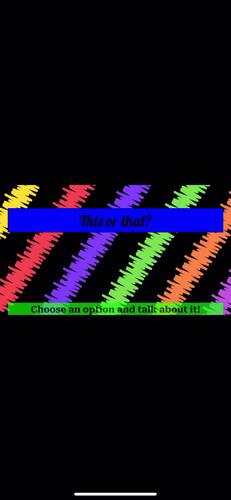 Ice breaker- This or That- introducing yourself- 1st class- digital ...