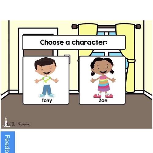 NO PRINT Distance Learning Interactive Social Story by Little Beacon