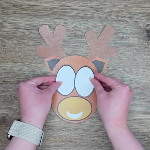 Christmas Reindeer Craft Template by Mollers Makes It | TPT