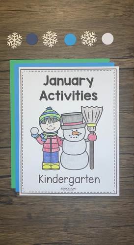 January No Prep Activities Packet for Kinder (MLK & Martin Luther King Jr)