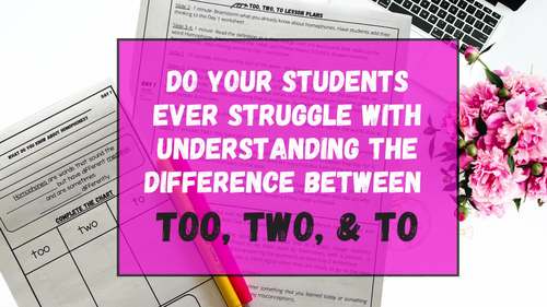 5 day Homophone Grammar Mini-Lessons | Powerpoint | Worksheets | Lesson ...