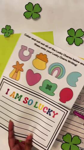 Lucky Charms | Writing Craft Activity | St Patrick's Day by KekesClassroom