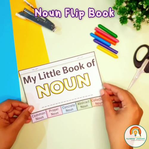 Noun Worksheets | Nouns Flipbook | Common and Proper Nouns Book | Nouns ...