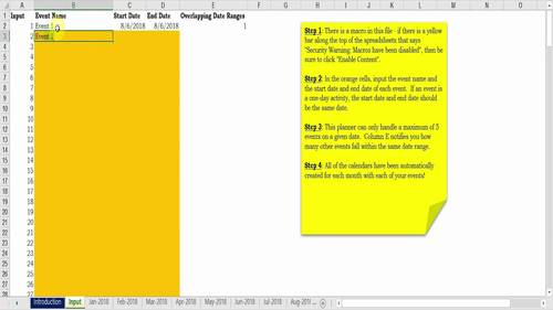 Dynamic Calendar/Planner | FREE Updates by The Lean Teacher Store