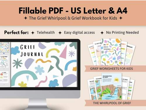 Grief and Loss School Counseling Therapy Bundle for Kids by ...