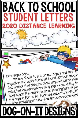 Welcome Back To School Letters Editable Digital Google Slides™ Distance ...