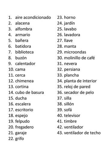 Spanish Vocabulary Flash Cards Photos Speech Special Education Autism