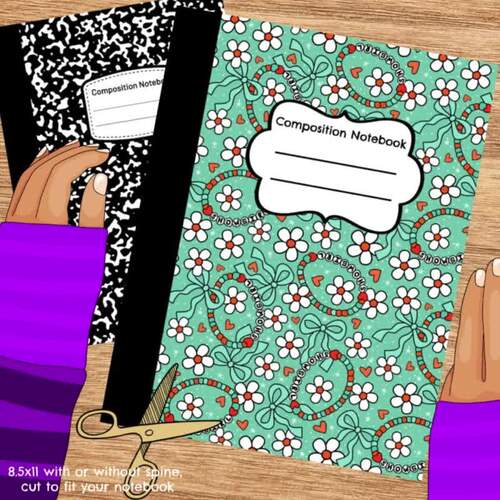 Printable Composition Notebook Book Cover PNG PDF Life of a Show Girl ...