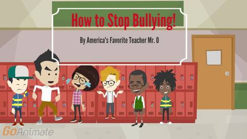 How to Stop a Bully with Mr. O - Animation by Terrence Kamal Oats