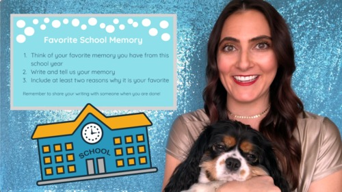 Seasonal Writing Prompt- Favorite School Memory by TeacherTink | TpT Seasonal Writing Prompt- Favorite School Memory by TeacherTink | TpT