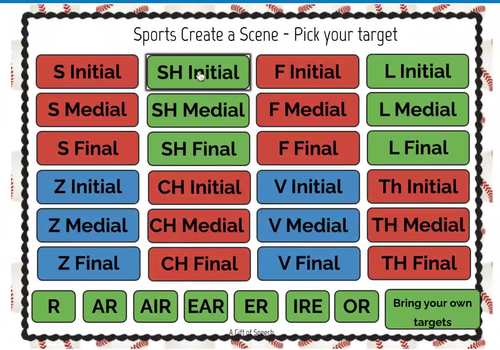 Sports Articulation NO PREP Summer Later Developing Sounds Boom Cards™
