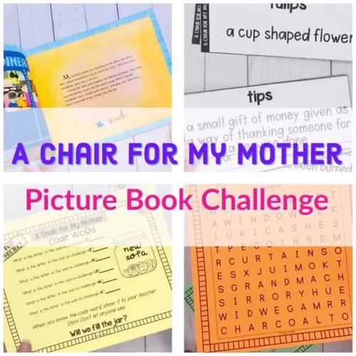 A Chair for My Mother by Teresa Tretbar - Amazing Literacy | TPT