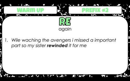 ELA Warm Up BUNDLE | ELA Morning Word Bundle | DIGITAL Interactive Slides