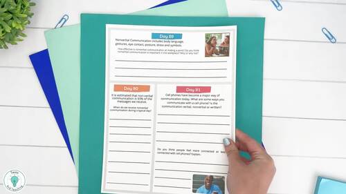 Career Exploration Worksheets - Bell Ringers for High School - Middle ...