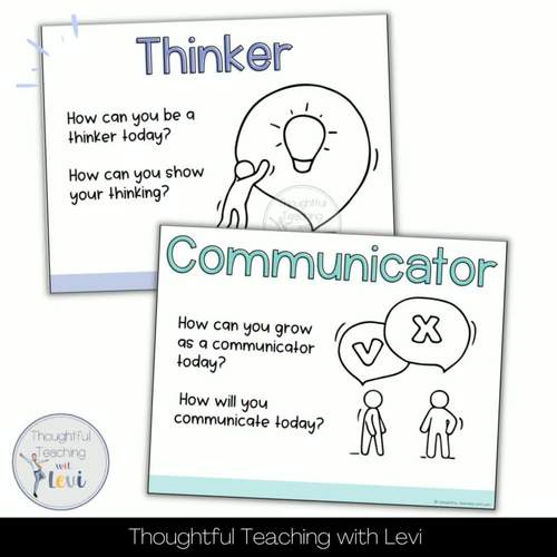 IB PYP Learner Profile Posters by Thoughtful Teaching with Levi | TPT