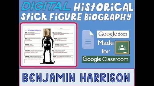 U.S. PRESIDENTS BUNDLE 45 Google Doc Stick Figure Mini Bios | TPT