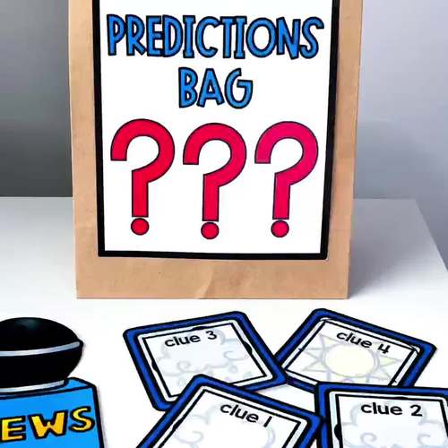 Making Predictions Activities and Worksheets | Reading Comprehension ...