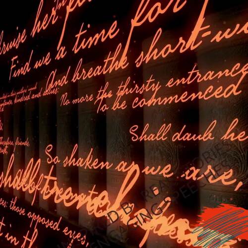 American Flag Day Blackout Poetry - Famous Speeches Pages Poem Templates