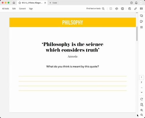 ESL Intermediate Lesson: Learn About Philosophy & Plato's Allegory