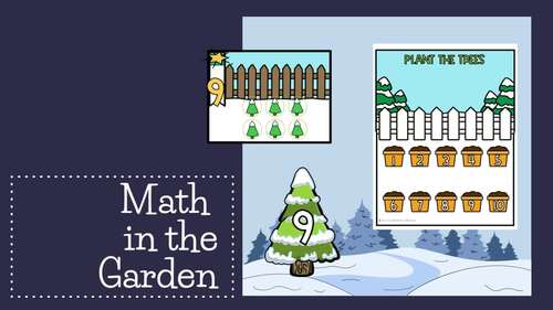 winter math activities trees by Joy and Sunshine Collective | TPT