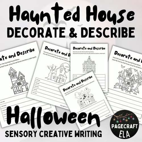 Haunted House | Decorate and Describe | Five Senses | Halloween ...