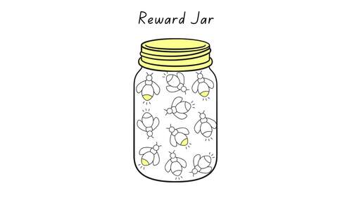 10 Fireflies Reward Jar | Reward Chart | Marble Jar | Printable Digital ...