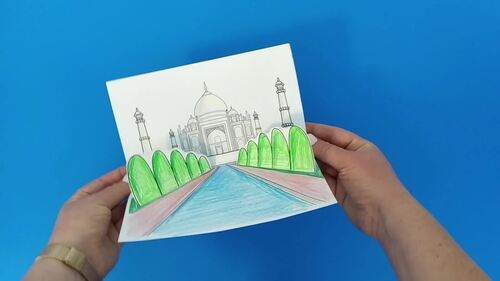 Taj Mahal - 3D Craft by 10 Minutes of Quality Time | TPT