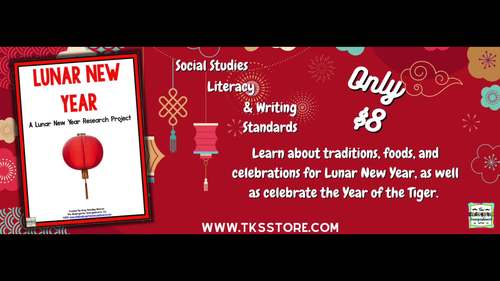 Lunar New Year Research Project by Kindergarten Smorgasboard | TpT